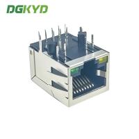 China DGKYD111B089DB1A1DPQ RJ45 Network Interface Connector TAB-DOWN 1X1 10/100BASE POE Without 8 Pins for sale