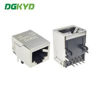 China DGKYD59211118GWA3DY1027 Single-Cell RJ45 Connector 8P8C No Light No Wings -40℃ to 85℃ Temperature Range for sale