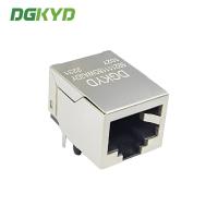 China DGKYD59211118GWA3DY1027 Single-Cell RJ45 Connector 8P8C No Light No Wings -40℃ to 85℃ Temperature Range for sale