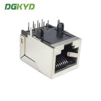 China DGKYD59211118GWA3DY1027 Single-Cell RJ45 Connector 8P8C No Light No Wings -40℃ to 85℃ Temperature Range for sale