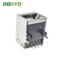 China DGKYD59211118GWA3DY1027 Single-Cell RJ45 Connector 8P8C No Light No Wings -40℃ to 85℃ Temperature Range for sale