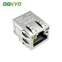 China DGKYD211B502FD1RA4D Anti-Port 100M RJ45 Network Connector 8P8C Shielded DIP for sale