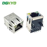 China DGKYD211B502FD1RA4D Anti-Port 100M RJ45 Network Connector 8P8C Shielded DIP for sale