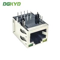 China DGKYD211B502FD1RA4D Anti-Port 100M RJ45 Network Connector 8P8C Shielded DIP for sale