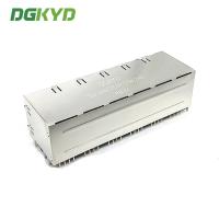 China DGKYD59212688DE3A1DB4C048 Multi-Port RJ45 Stacked Ethernet Socket 2X6 for sale