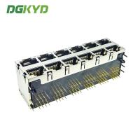 China DGKYD59212688DE3A1DB4C048 Multi-Port RJ45 Stacked Ethernet Socket 2X6 for sale