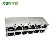 China DGKYD59212688DE3A1DB4C048 Multi-Port RJ45 Stacked Ethernet Socket 2X6 for sale