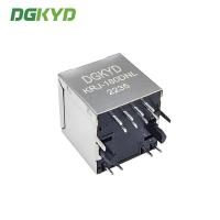 China KRJ-180DNL Top Entry RJ45 LAN Jack with Internal Magnetics - 17.25mm Height, 10/100BASE Compatible for sale
