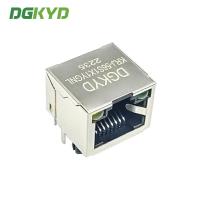 China KRJ-56S1X1YGNL Metal Shielded Cat5 RJ45 Female Connector - 8 Contacts, -40 to +85℃ Operating Range for sale