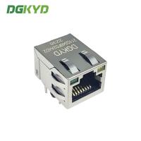 China DGKYD211Q340FD2A4D2 2.5G Port Upward Connector PCB Modular Jack RJ45 Shielded 8-Position Network Interface for sale