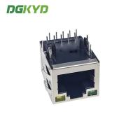 China DGKYD211Q340FD2A4D2 2.5G Port Upward Connector PCB Modular Jack RJ45 Shielded 8-Position Network Interface for sale