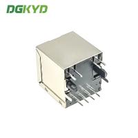 China KRJ-180CNL Vertical Entry RJ45 Connector with Integrated Magnetic Transformer - 8 Position 10G BASE-T Ethernet Jack for sale