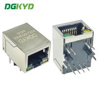 China Cat5 RJ45 Ethernet connector with common mode choke , G/Y LED for sale