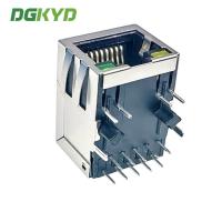 China DGKYD111Q070DB2A1D Ethernet RJ45 Socket 1000BASE-TX Integrated Transformer G/Y for sale