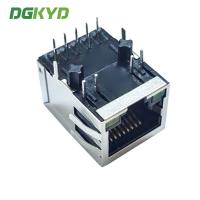 China DGKYD111Q070DB2A1D Ethernet RJ45 Socket 1000BASE-TX Integrated Transformer G/Y for sale