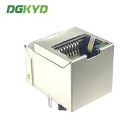 China DGKYD511B412AC2A2DPK2068 RJ45 180 Degree Direct Plug Network Interface 10p10c RJ45 With Light for sale