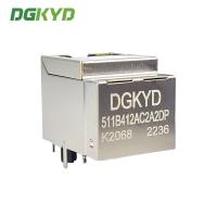 China DGKYD511B412AC2A2DPK2068 RJ45 180 Degree Direct Plug Network Interface 10p10c RJ45 With Light for sale
