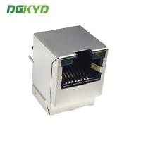 China DGKYD511B412AC2A2DPK2068 RJ45 180 Degree Direct Plug Network Interface 10p10c RJ45 With Light for sale