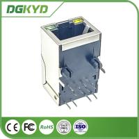 China Tap-Up Modular Jack RJ45 with Transformer Integrated magnetics 100M, 25.4mm for sale