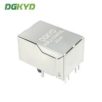 China Tap-Up Modular Jack RJ45 with Transformer Integrated magnetics 100M, 25.4mm for sale
