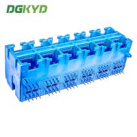 China 2x6 Multi Port RJ45 Connector 8P8C Without Filter 1000BASE-T Ethernet Jack for sale