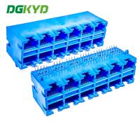 China 2x6 Multi Port RJ45 Connector 8P8C Without Filter 1000BASE-T Ethernet Jack for sale