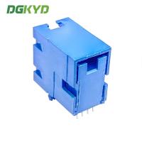China DGKYD 5921 RJ45 Network Socket 2x1 Port 8P8C Modular Jack Without Shield 1000BASE-T for sale