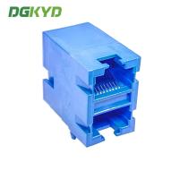 China DGKYD 5921 RJ45 Network Socket 2x1 Port 8P8C Modular Jack Without Shield 1000BASE-T for sale