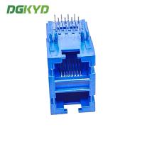 China DGKYD 5921 RJ45 Network Socket 2x1 Port 8P8C Modular Jack Without Shield 1000BASE-T for sale