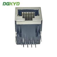 China KRJ-017NL 10/100Base Tab Down rj45 lan Jack Network Connector with lan transfomer for sale