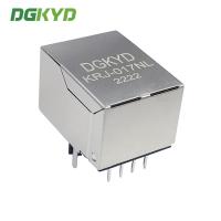 China KRJ-017NL 10/100Base Tab Down rj45 lan Jack Network Connector with lan transfomer for sale