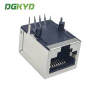 China KRJ-017NL 10/100Base Tab Down rj45 lan Jack Network Connector with lan transfomer for sale
