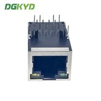 China Tap Up Female Connector RJ45 Modular Jack 10/100BASE With LED for sale