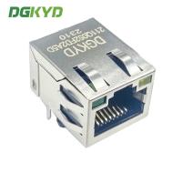 China DGKYD211Q052FD2A5D RJ45 Network Connector with Ethernet Filter - 10G BASE-T Speed, 8 Terminals for sale