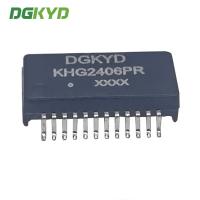 China KHG2406PR 1000BASE-TX 24PIN Gigabit Ethernet Isolation Transformer SMD Type for sale