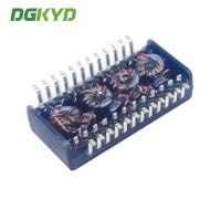 China KHG2406PR 1000BASE-TX 24PIN Gigabit Ethernet Isolation Transformer SMD Type for sale