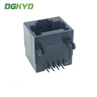 China DGKYD56311188IWA1DY1030 RJ45 Single Port Connector 8P8C All Plastic Lightless -40℃ to +85℃ Operating Temperature for sale