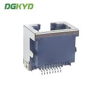 China KRJ-CB4.2SMTWDNL Single Port Sink 4.2 RJ45 Network Connector SMD Interface for sale