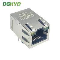 China KRJ-099YENL Network Interface Computer RJ45 Connector With Baiyum Board Light Strip for sale
