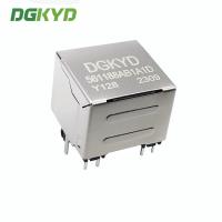 China RJ45 Connector Network Socket 8P8C Connector Horizontal With Lamp / Shield DGKYD561188AB1A1DY128 for sale