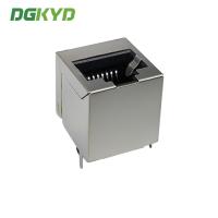 China DGKYD 8P8C RJ45 Socket 180 Degree Direct Interface - 10/100/1000BASE-T Compatible with 8 Positions and -40℃ to 85℃ Operating Range for sale