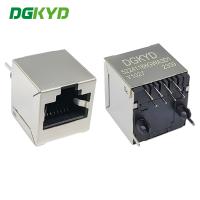 China DGKYD 8P8C RJ45 Socket 180 Degree Direct Interface - 10/100/1000BASE-T Compatible with 8 Positions and -40℃ to 85℃ Operating Range for sale