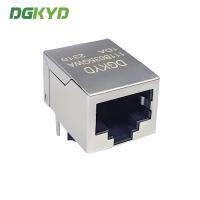 China DGKYD111B035GWA1D RJ45 Network Socket 8P8C Shielded Connector 10/100 BASE-T Right Angle PCB Mount for sale