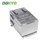 China DGKYD311B093DA2A7S009 Network filter SMD 25.4mm thin RJ45 100M integrated transformer 8P8C for sale