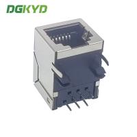 China DGKYD Single Port RJ12 Connector 6P6C Shielded Lightless G/FU 10/100/1000 BASE-T for sale