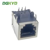 China DGKYD Single Port RJ12 Connector 6P6C Shielded Lightless G/FU 10/100/1000 BASE-T for sale