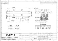 China KRJ-180CGYNL Vertical Entry RJ45 Shielded Ethernet Connector with LED Indicators - 10/100/1000BASE-T, -40°C to 85°C Operating Range for sale