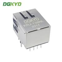China KRJ-138NL 10/100 RJ45 Ethernet Connector with EMI Filter, 8-Position 8-Contact Modular Jack for sale