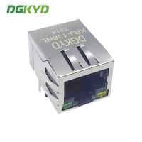 China KRJ-138NL 10/100 RJ45 Ethernet Connector with EMI Filter, 8-Position 8-Contact Modular Jack for sale