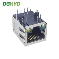 China KRJ-138NL 10/100 RJ45 Ethernet Connector with EMI Filter, 8-Position 8-Contact Modular Jack for sale